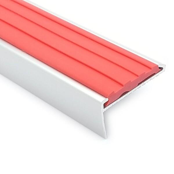 階段滑り止め アルミ製ノンスリップ35巾 ゴムタイヤ充填タイプ AF35P P14(レッド) 1m : ラココショップ - 通販 - Yahoo!ショッピング