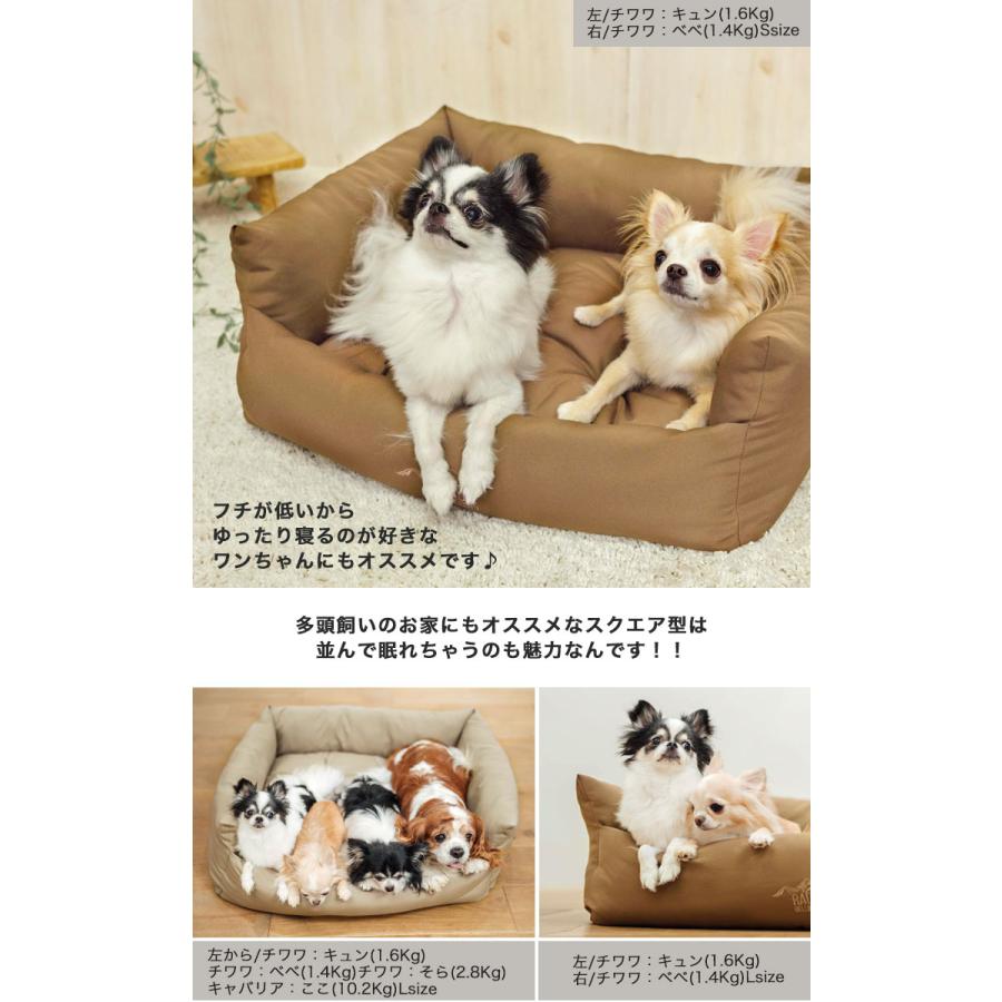 【予約9月26日順次発送】 犬 猫 ベッド ラディカ コーデュラ (R) スクエアベッド S 撥水 防汚 クッション 猫用 犬用 メール便不可 :C8006-0102:犬の服 RADICA ...