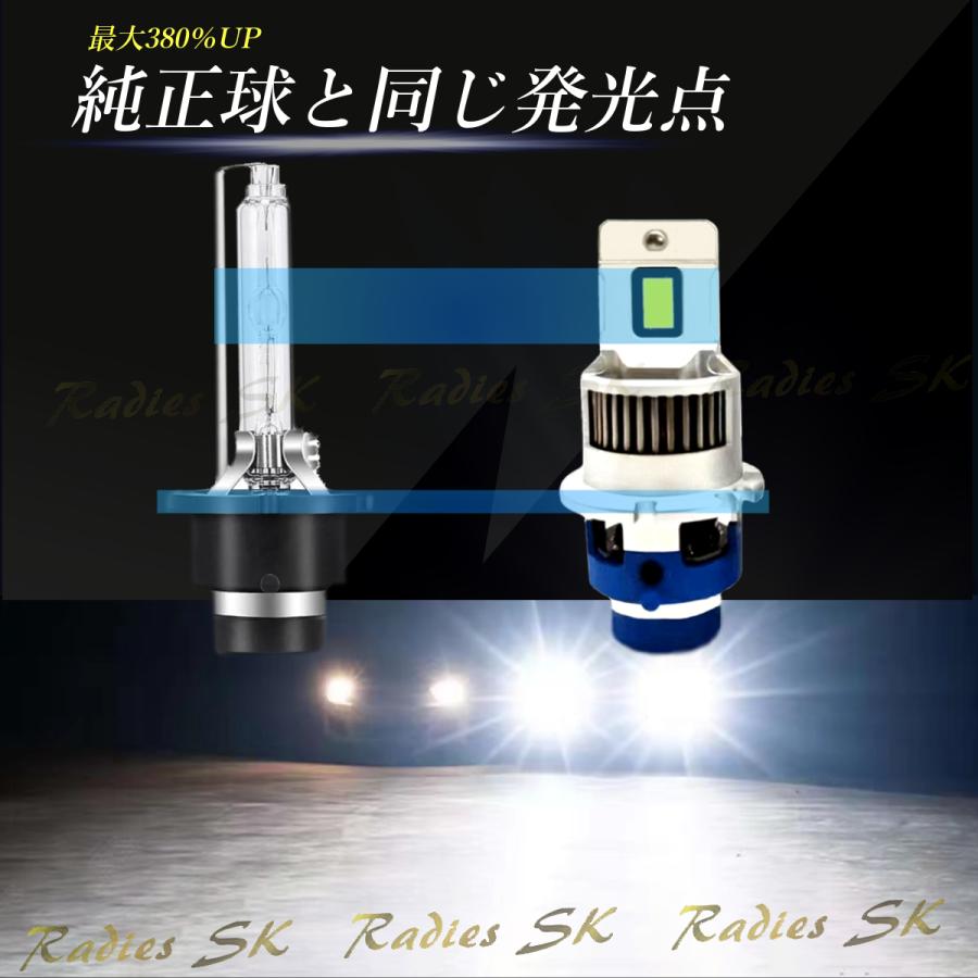 完全ポン付け D2 D4 D1 D2S D4S D2R D4R D2C D4C D1S D1R D1C LED 12000lm 12V 6000k ホワイト 純正HID バーナー HID 車検 ...