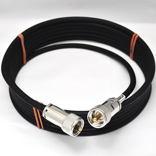 フジクラ 5DFB 両端MP（50Ω整合）(10m)｜低SWR仕様・実測データ付｜50Ω整合型 固定局 同軸ケーブル｜低損失 5D-FB 5dfb 5d-fb MP-MP｜アマチュア無線 ...