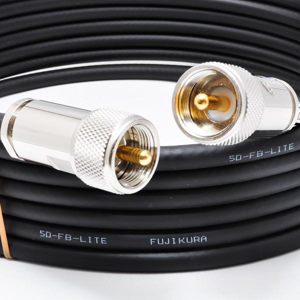 フジクラ 5DFB 両端MP（50Ω整合）(25m)｜低SWR仕様・実測データ付｜50Ω整合型 固定局 同軸ケーブル｜低損失 5D-FB 5dfb 5d-fb MP-MP｜アマチュア無線 ...