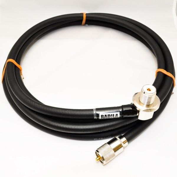 フジクラ 8DFB MP-ML (4m) 低SWR仕様・実測データ付｜モービル 同軸ケーブル｜低損失 8D-FB 8dfb 8d-fb MLJ MJL｜アマチュア無線 : RADILA ...