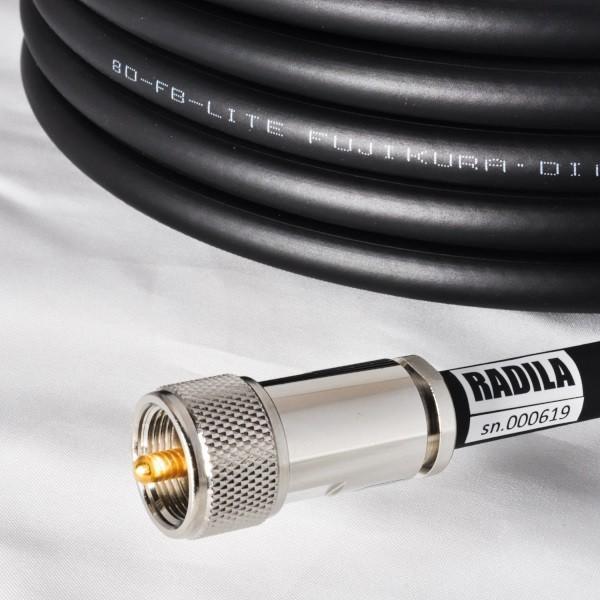 フジクラ 8DFB 両端MP（50Ω整合型） (15m)｜低SWR仕様・実測データ付｜固定局用 同軸ケーブル｜低損失 8D-FB 8dfb 8d-fb MP-MP｜アマチュア無線 ...