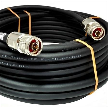 フジクラ 8DSFA 両端NP (15m)｜低SWR仕様・全数測定確認済｜固定局用 同軸ケーブル｜低損失 8D-SFA 8dsfa 8d-sfa NP-NP 同軸｜アマチュア無線 ...