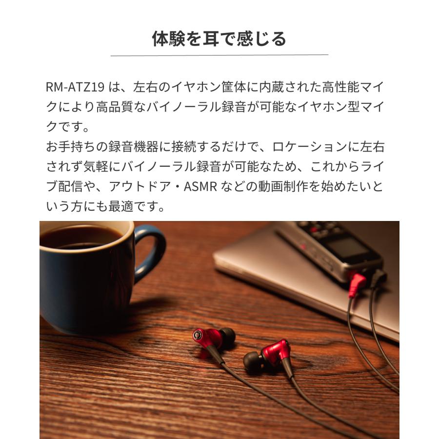 radius ラディウス RM-ATZ19 バイノーラル録音イヤホン型マイク ASMR バイノーラルマイク 配信 ストリーミング ウィンドスクリーン付 : ラディウス公式ストア Yahoo!店 ...