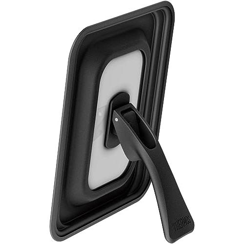 サーモス 折りたたみスタンド式玉子焼きフライパンフタ 13/15cm対応 ブラック KLI-001 BK : Raffine - 通販 ...