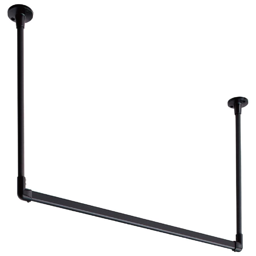 TOSO ハンギングバー 天井付 Cタイプセット ブラック W1400mm×H450mm H-1 : Raffine - 通販 - Yahoo!ショッピング