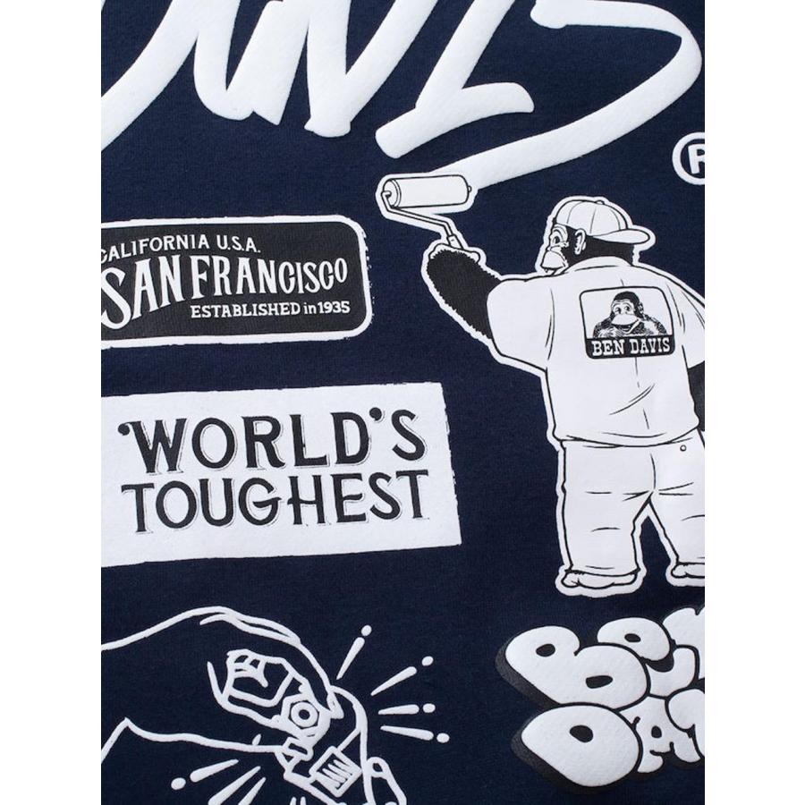 スウェットパーカー BEN DAVIS 大きいサイズ メンズ 厚手 ベンデービス