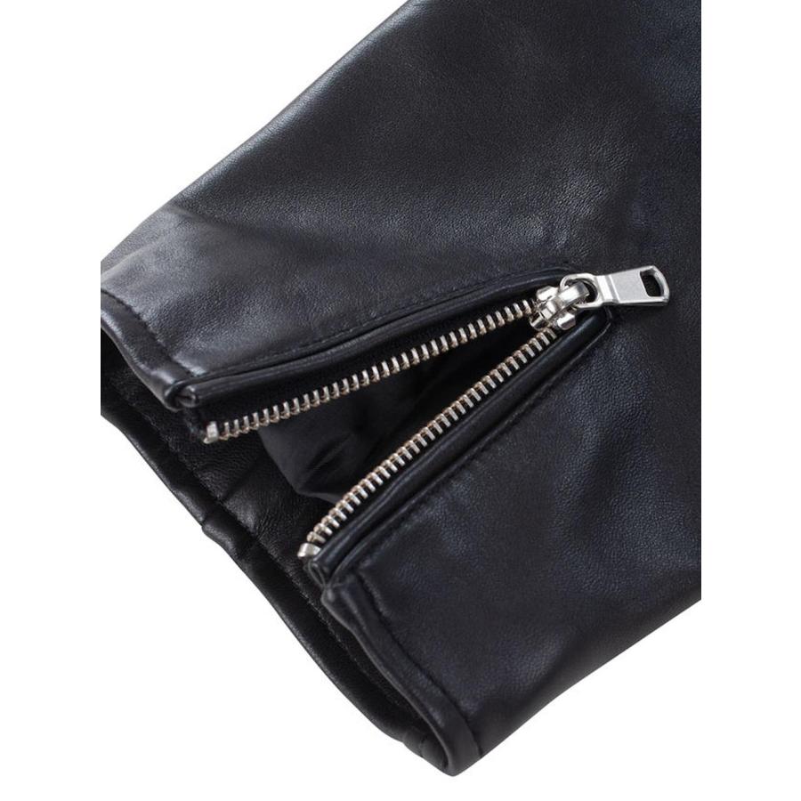 レザージャケット 大きいサイズ メンズ 羊革 シープスキン ブルゾン