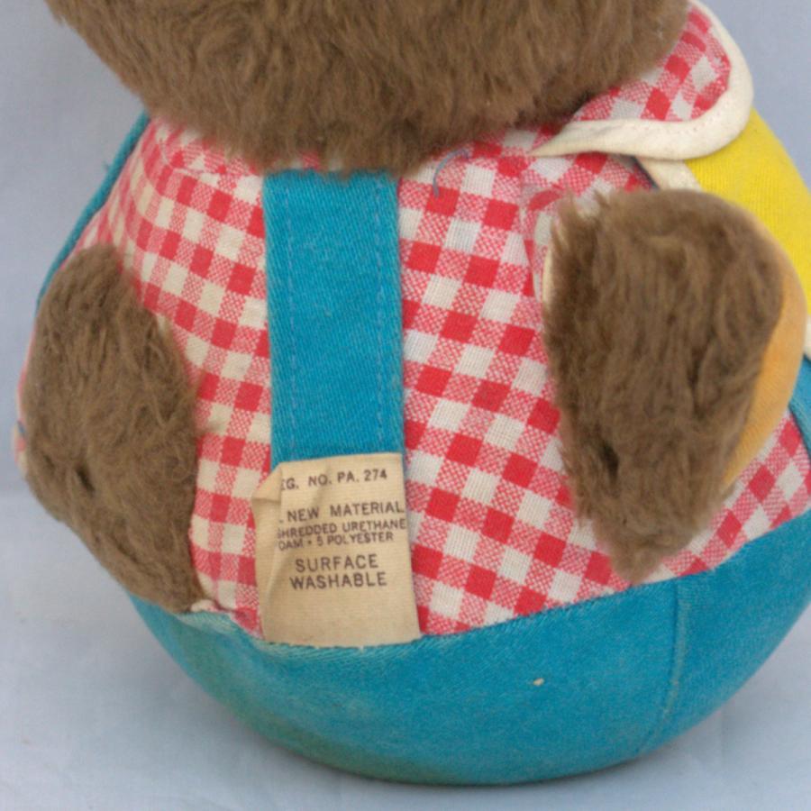 Fisher Price Roly Poly Chime Plush Teddy Bear :fp042a:カントリー雑貨DOLL ...