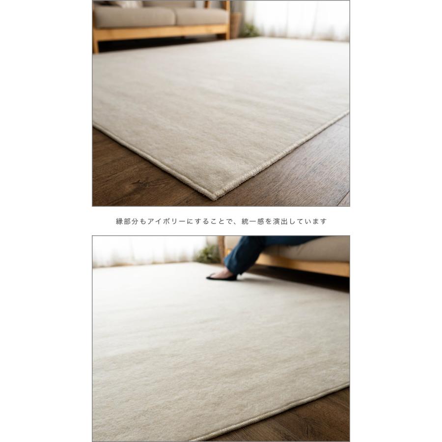 サヤンサヤン カーペット 3畳 江戸間 防ダニ 抗菌 176×261 日本製 ラグマット ラグ 無地 ペット フリーカット おしゃれ 床暖房 絨毯 じゅうたん オールシーズン : ラグマット ...