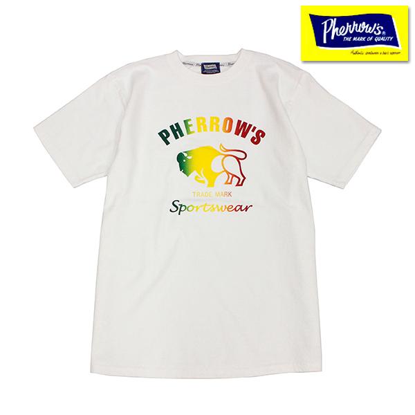 フェローズ Pherrow's Tシャツ 24S-PT2-G レインボー プリント バッファロー 半袖 アメカジ 定番 メンズ レディース 2024年 春夏 : 24spt2g : こだわりの ...