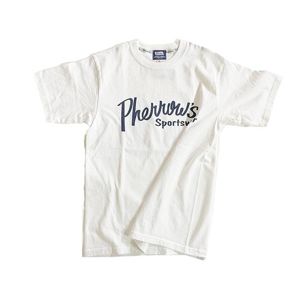Pherrow's（フェローズ） Pherrow's Tシャツ 25S-PT1 プリント ロゴT 半袖 カットソー 人気 コットン 綿100％ アメカジ 定番 TEE メンズ レディース ...