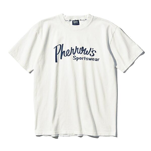 Pherrow's（フェローズ） Pherrow's Tシャツ 25S-PT1 プリント ロゴT 半袖 カットソー 人気 コットン 綿100％ アメカジ 定番 TEE メンズ レディース ...