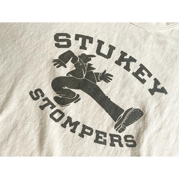 WAREHOUSE ウエアハウス Tシャツ Lot 4064 STOMPERS 半袖 セコハンT 2ND HAND TEE プリント 綿 ...