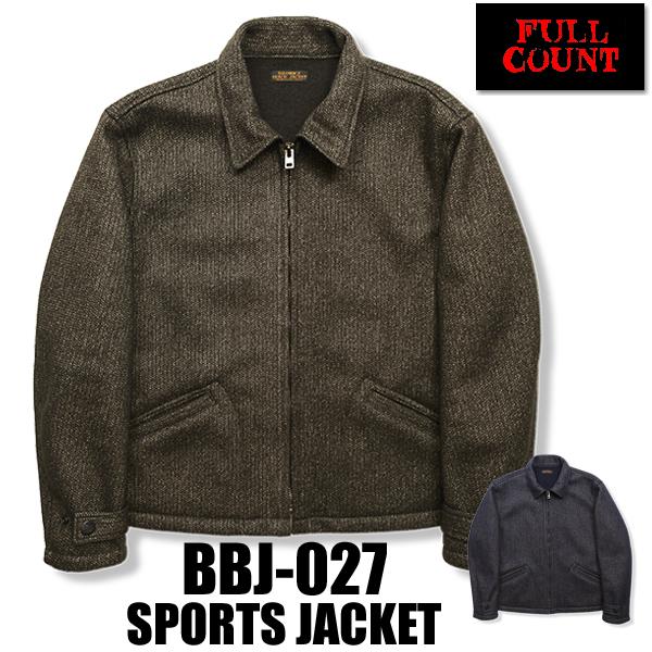 FULLCOUNT (予約2025年11月〜入荷予定) フルカウント FULL COUNT ジャケット ブラウンズビーチ BBJ-027 スポーツジャケット アウター アメカジ メンズ 日本製 ...