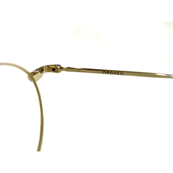 ORGUEIL オルゲイユ サングラス OR-7362 Sunglasses βチタン シンプル 細め ゴールド シルバー メガネ 眼鏡 ...