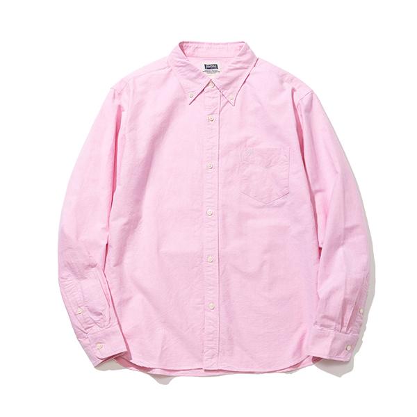 Pherrow's フェローズ PHERROW'S シャツ 長袖 PBD1 ボタンダウン BDシャツ オックスフォード コットン 綿 ワークシャツ シンプル アメカジ 定番 無地 日本製 ...