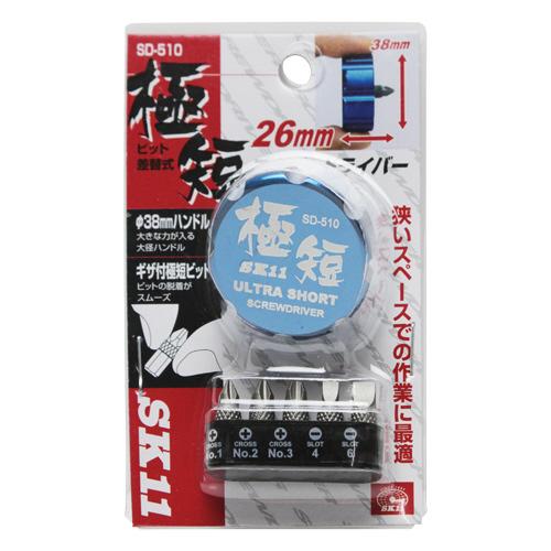 藤原産業 SK11 極短スタビードライバー SD-510 お取り寄せ :F4977292201322:Raihoo online shop - 通販 - Yahoo!ショッピング