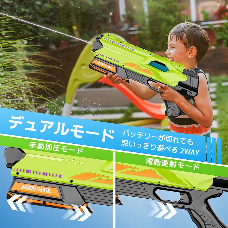 電動 ウォーターガン 水鉄砲 超強力飛距離 水ピストル ゴーグル付き 水遊び おもちゃ 夏用品 RIM-SG02 : 来夢HOUSE - 通販 - Yahoo!ショッピング