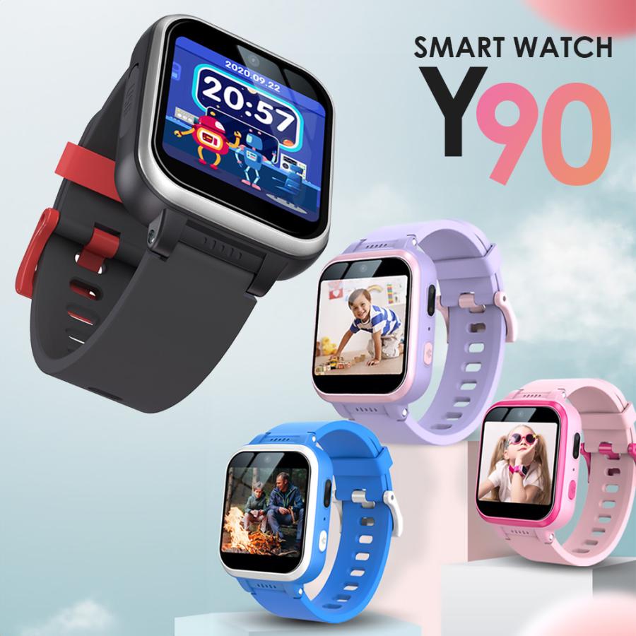Y90 キッズ スマートウォッチ こども用 タッチパネル シリコン 時計 クリスマス 誕生日 進学祝い プレゼント RIM-Y90 メール便 : 来夢HOUSE - 通販 - Yahoo!ショッピング