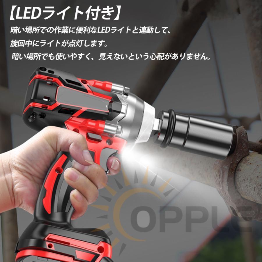 インパクトレンチ 電動インパクトレンチ 最大トルク780N・m マキタ 18Vバッテリー互換 電動インパクト 自動停止モード 無段変速・正逆転両用 機械修理 脱着 : 来夢商事 - 通販 ...
