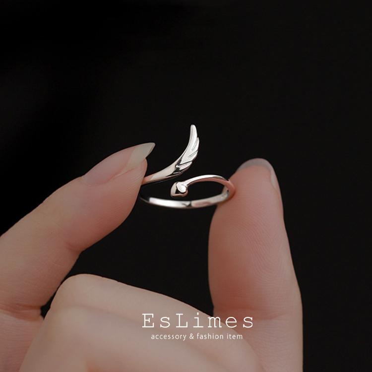 指輪 レディース リング 天使の羽 ハート 矢 18kgp フリーサイズ シルバー カジュアル 人気 大人可愛い 女性 ポイント利用 : RainbowGirl Jewelry - 通販 ...