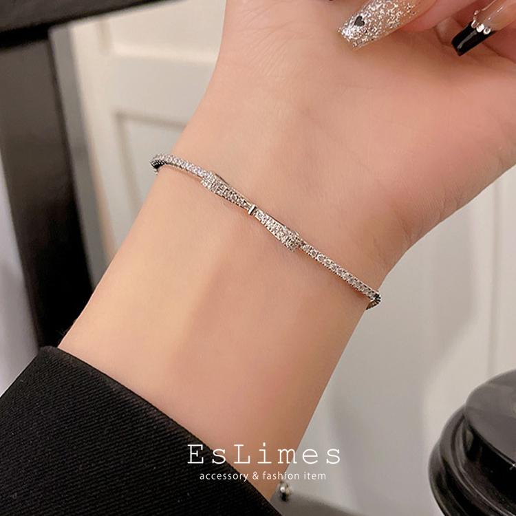 ブレスレット レディース リボン CZ 細め キラキラ オシャレ 18kgp 上品 カジュアル 人気 クリスマスプレゼント : sl-hj041 : RainbowGirl Jewelry ...