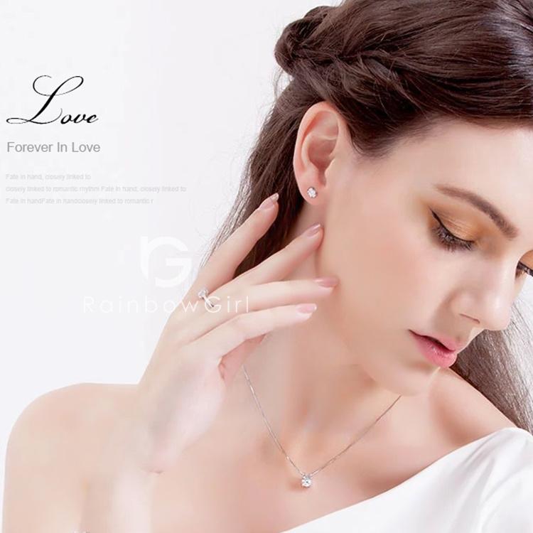 RainbowGirl（アクセサリー） ネックレス レディース 大粒1.0ct 1.25ct一粒 CZ 選べる シンプル 定番 女性 人気 20代30代40代50代 お祝い 誕生日 母の日 ...