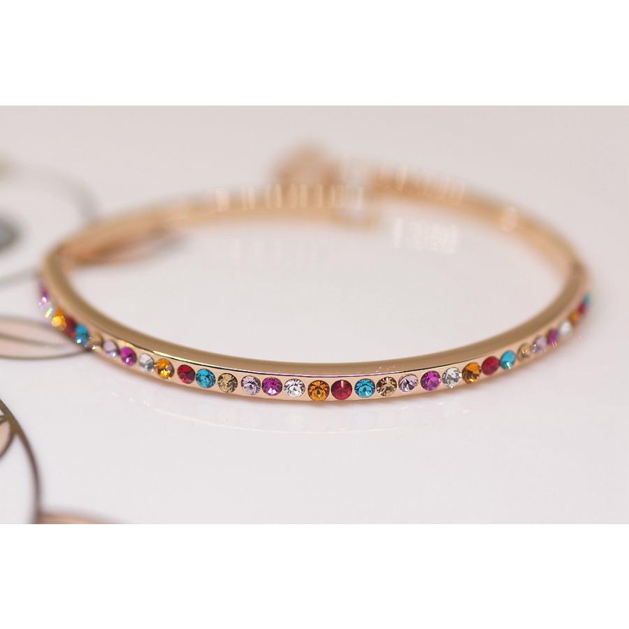 18K RGP ゴールド ダイヤ CZ マルチカラー バングル gh907a ご褒美 感謝 記念 ギフト : gh907a : RainbowRabbit - 通販 - Yahoo!ショッピング