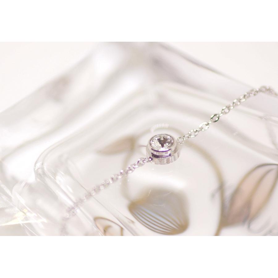 18K RGP プラチナ ダイヤ CZ 一粒 ブレスレット yh1158a 記念 お祝い ギフト : RainbowRabbit - 通販 - Yahoo!ショッピング