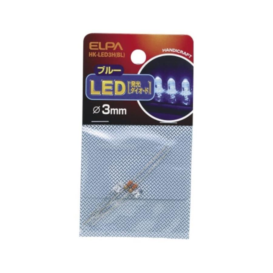 エルパ (ELPA) LED LED電球 工作 25mA 2個入 φ3mm ブルー HK-LED3H(BL) : Rainbow Selection - 通販 - Yahoo!ショッピング