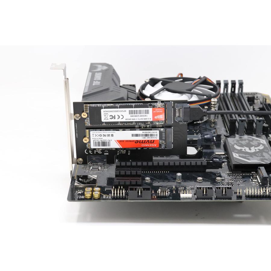 アイネックス(AINEX) M.2 NVMe SSD変換PCIeカード SATAコンボ AIF-09 : Rainbow Selection - 通販 - Yahoo!ショッピング