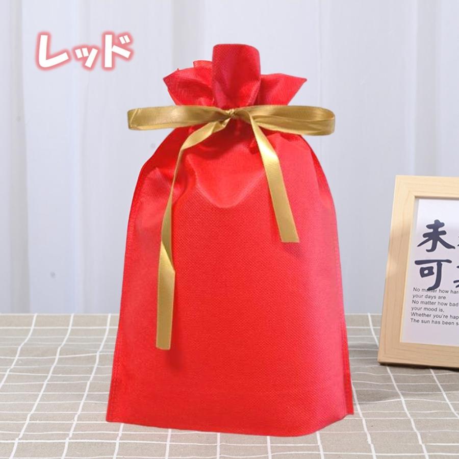 【Xmas・中 5枚セット】ギフトラッピング クリスマス ラッピング 不織布 包装 ギフト 袋 wrapping バレンタイン 誕生日 バースデー お正月 お祝い プレゼント ...