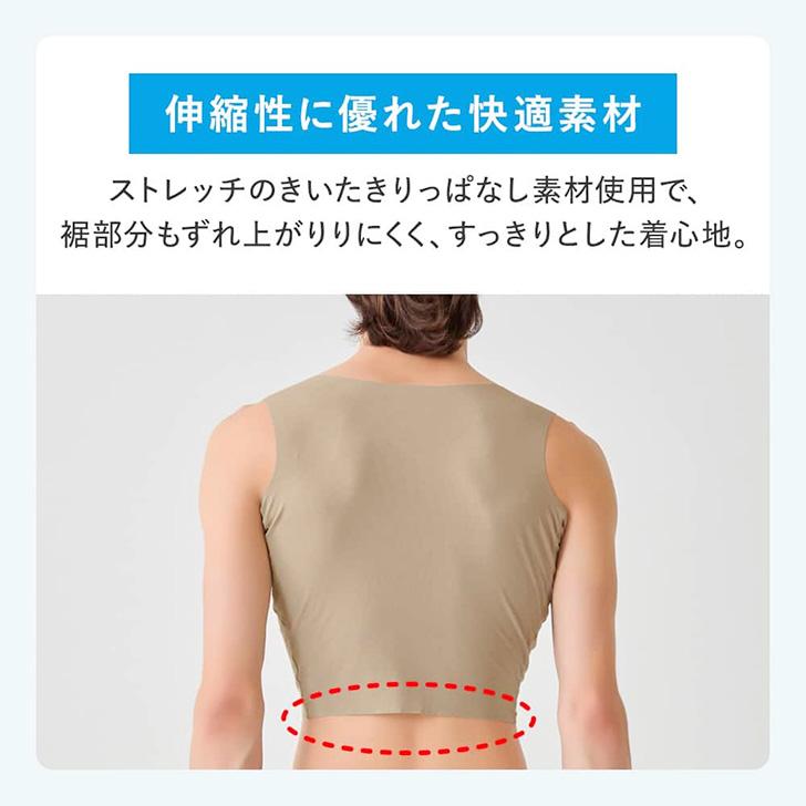 in.T グンゼ GUNZE YG inT インナー メンズ エアリーハーフ 吸汗速乾 抗菌 防臭 Tシャツ専用インナー 汗取りパッド付き ...