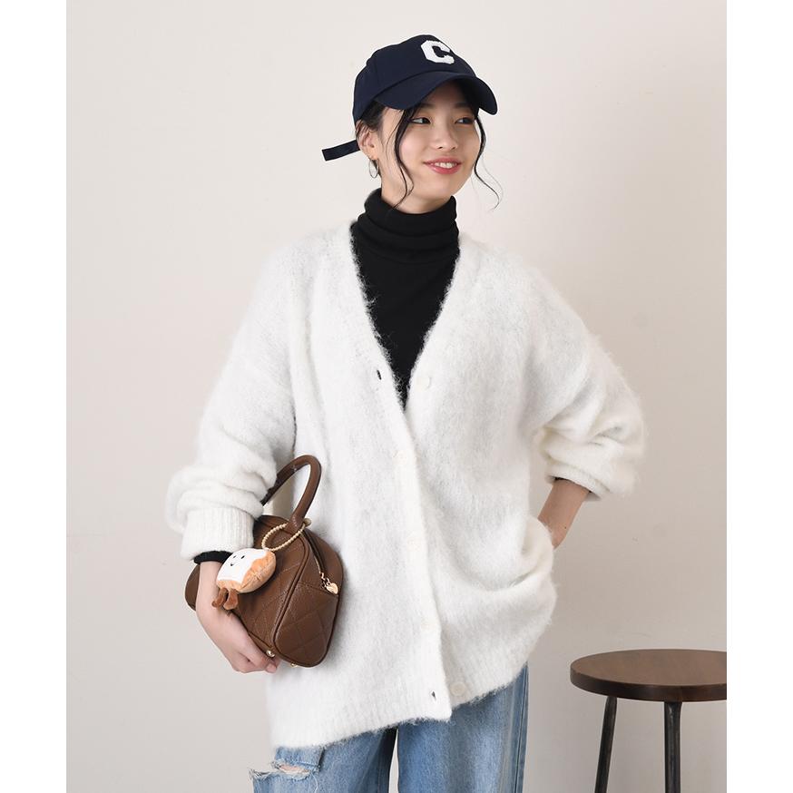 カーディガン レディース 秋冬 厚手 ニット 極暖 軽い アウター