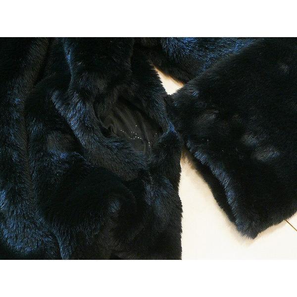 上質 ボリューム エコファー ショートコート 黒 ふんわり暖か 羽織りもの 華やか 高級感 新品 7782 ML :7782:ラインハイト - 通販 - Yahoo!ショッピング