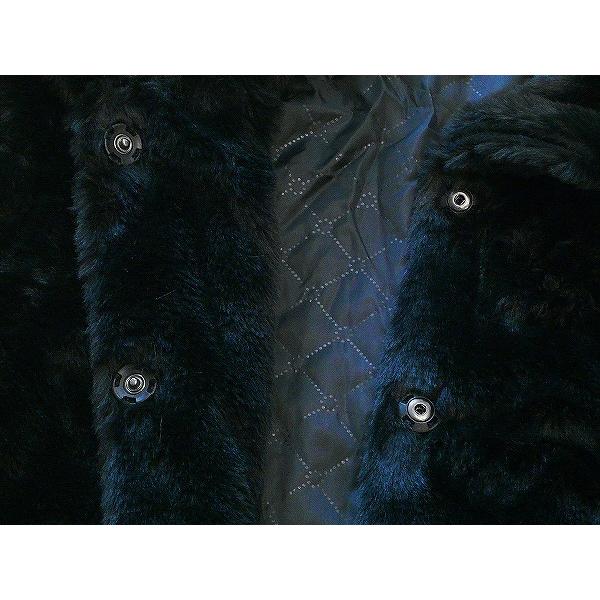 上質 ボリューム エコファー ショートコート 黒 ふんわり暖か 羽織りもの 華やか 高級感 新品 7782 ML :7782:ラインハイト ...