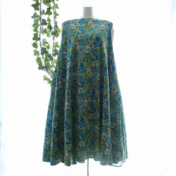 新品 9013 ML ワンピース 夏 リバーシブル 花柄 レディース 緑系 インド綿 インド製 綿100％ ノースリーブ ロング マキシ 高級 上品 上質 : セレクトショップラインハイト ...