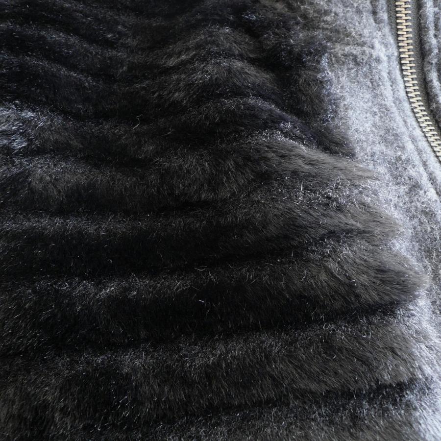 新品 9242 ML ファー 切替 ニット ジャケット 秋 冬 レディース 黒 上質 フェイクファー ハイネック ジップ ブルゾン : 9242 : ラインハイト - 通販 - Yahoo ...
