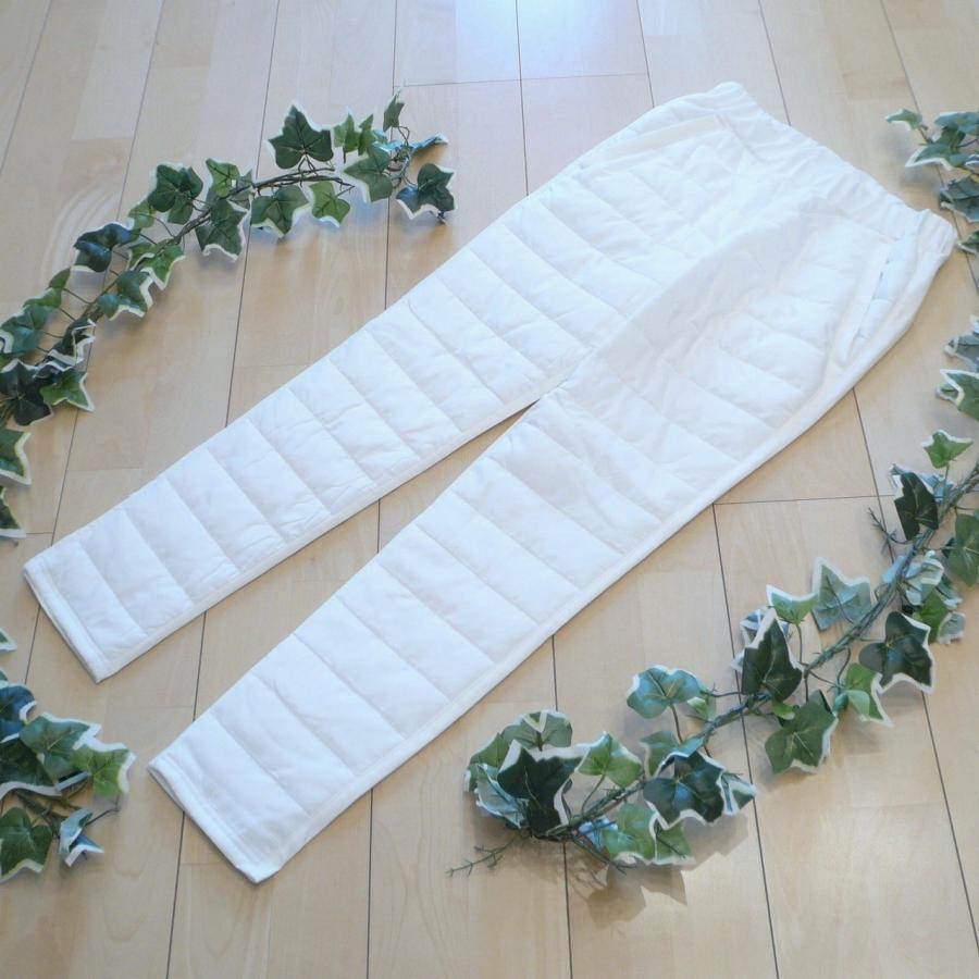 新品 9332 M ダウンパンツ風 中綿キルト切替パンツ 秋 冬 薄手 透け感 レディース 白 ストレッチ 後ろのみ裏微起毛 : 9332 : ラインハイト - 通販 - Yahoo!ショッピング