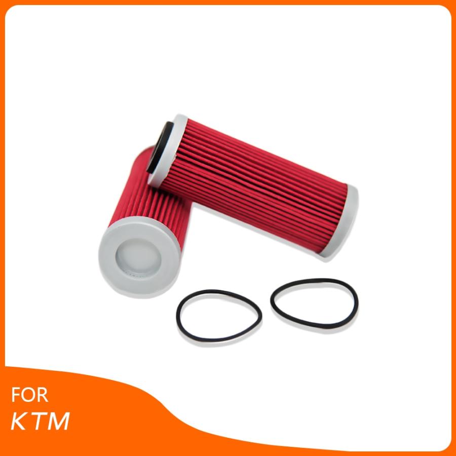 Ktmハスクバーナためモトクロスバイクのオイルフィルターとシールリングセット77338005100 sxf excf xcf xcfw fc ...