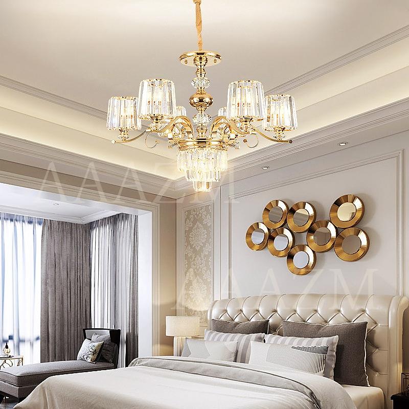 シャンデリア 枝型 北欧 おしゃれ LED対応 天井照明器具 水晶ガラス 大きめ ペンダントライト 吹き抜け 玄関 シーリングライト 6灯 8灯 吊り下げ照明 天井ライト : rakki ...