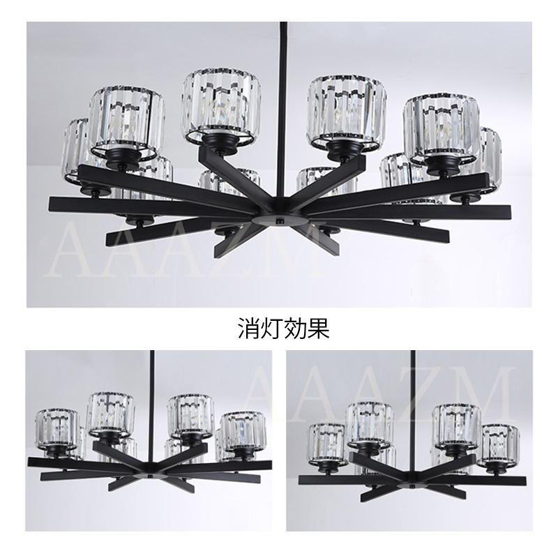 シャンデリア 枝型 北欧 おしゃれ LED対応 天井照明器具 吊り下げ ペンダントライト 3灯 8灯 水晶ガラス シーリングライト 吹き抜け 玄関 リビング 天井ライト : rakki ...