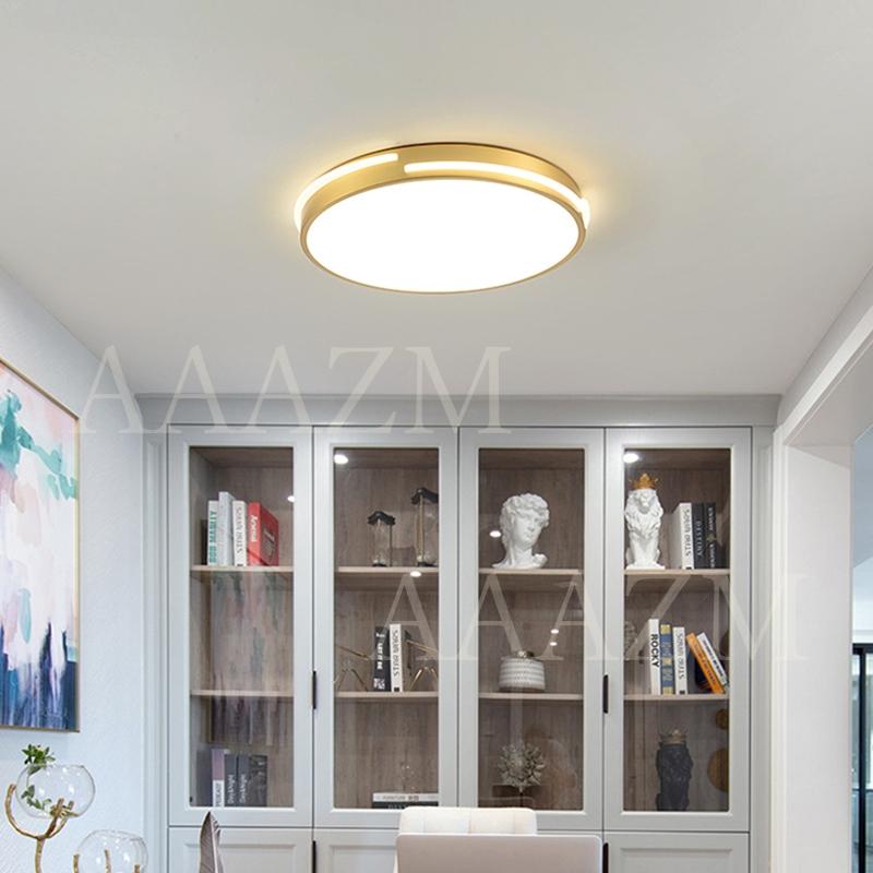 LED シーリングライト 6〜12畳 おしゃれ 真鍮 薄型 円盤 北欧 天井照明器具 リビング キッチン 書斎 寝室 和室 玄関 食卓用 リモコン調光調温選択可 天井ライト : rakki ...
