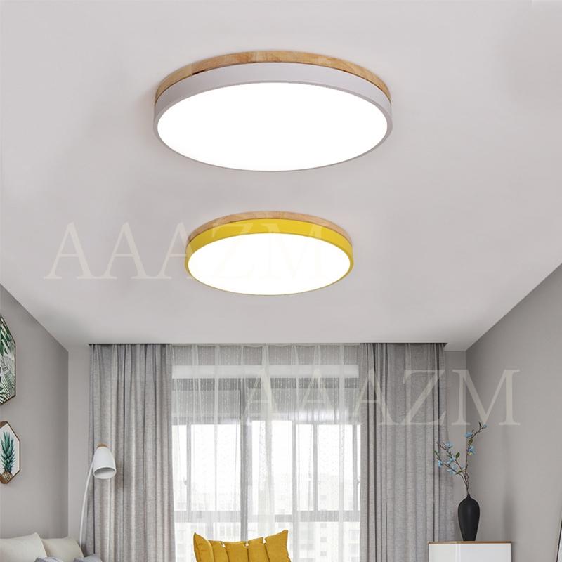 LED シーリングライト 6~12畳 おしゃれ 北欧 木製 天井照明器具 円盤 木目 リモコン調光調温選択 ルームライト リビング 寝室 玄関 和室 ダイニング 天井ライ ト : AAAZM ...
