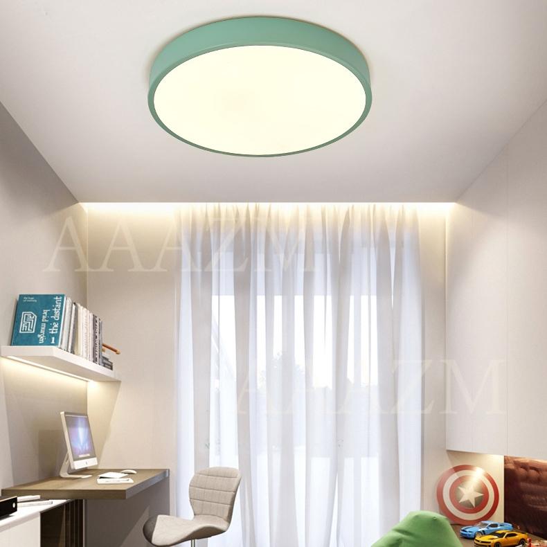 LED シーリングライト おしゃれ 4~12畳 北欧 円盤 マカロン 薄型 天井照明器具 リモコン調光調温選択可 寝室 キッチン リビング 廊下 ベッドルーム 天井ライト : rakki ...