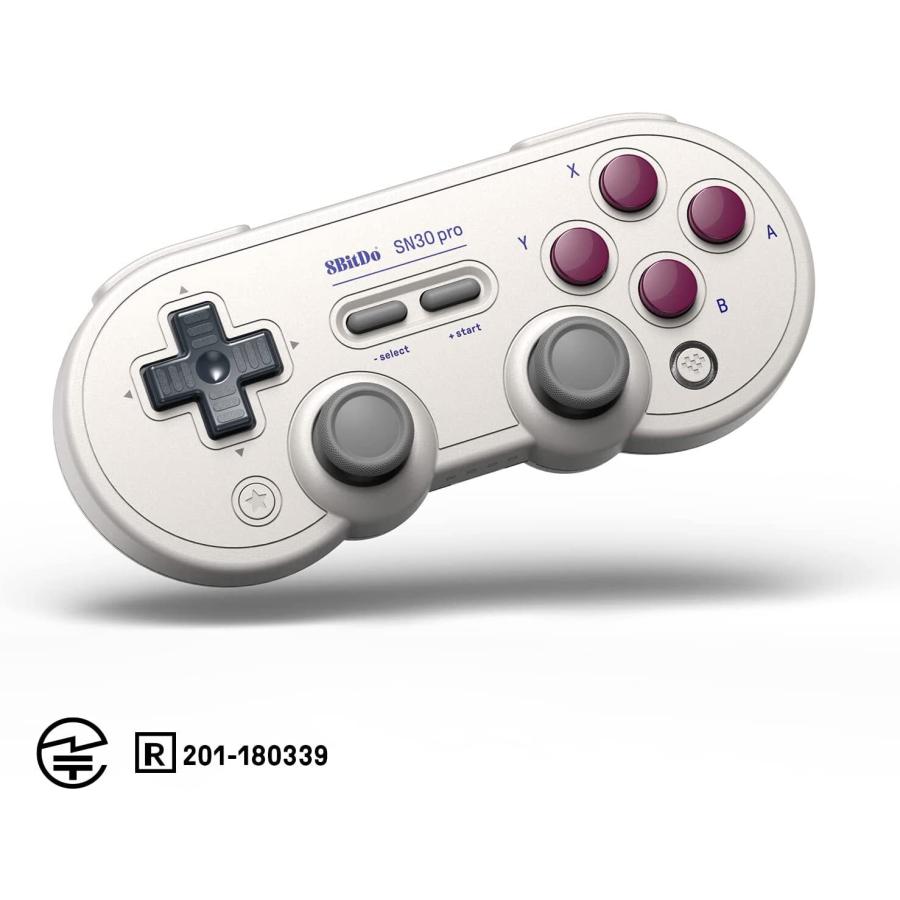 【8bitdo】 SN30 Proゲームパッド（Gクラシックバージョン）Switch/Switch OLED Windows Android macOS Steam Deck ...