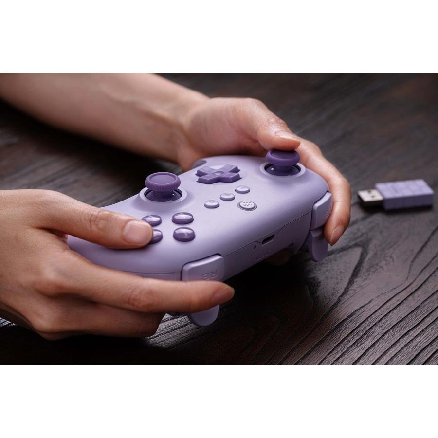 【8BitDo】 Ultimate C ワイヤレスコントローラーWindows PC、Android、Steam Deck、Raspberry Pi ライラックパープル : メルカトマート ...