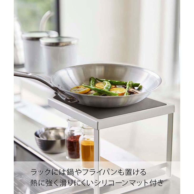 山崎実業 5651 コンロ奥ラック プレート 排気口カバー付き 60cmコンロ用 ホワイト : 住設と電材の洛電マート Yahoo!店 - 通販 - Yahoo!ショッピング